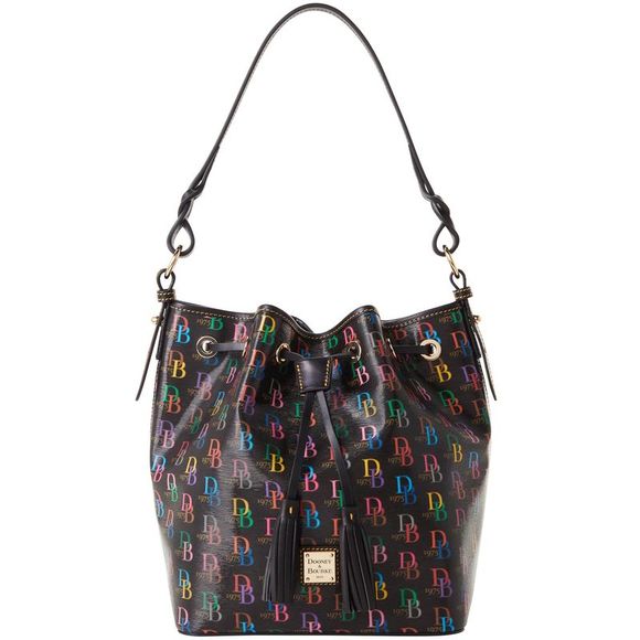Dooney & Bourke | Bags | Dooney Bourke Db75 Multi Tasha Drawstring ...